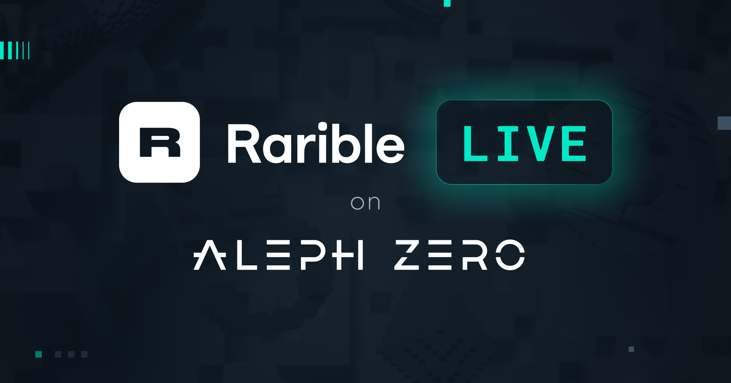 Rarible–one of the world's top NFT marketplaces–is live on Aleph Zero!