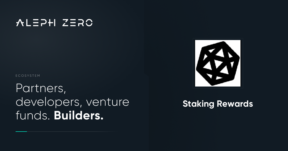 Staking Rewards | Aleph Zero Ecosystem